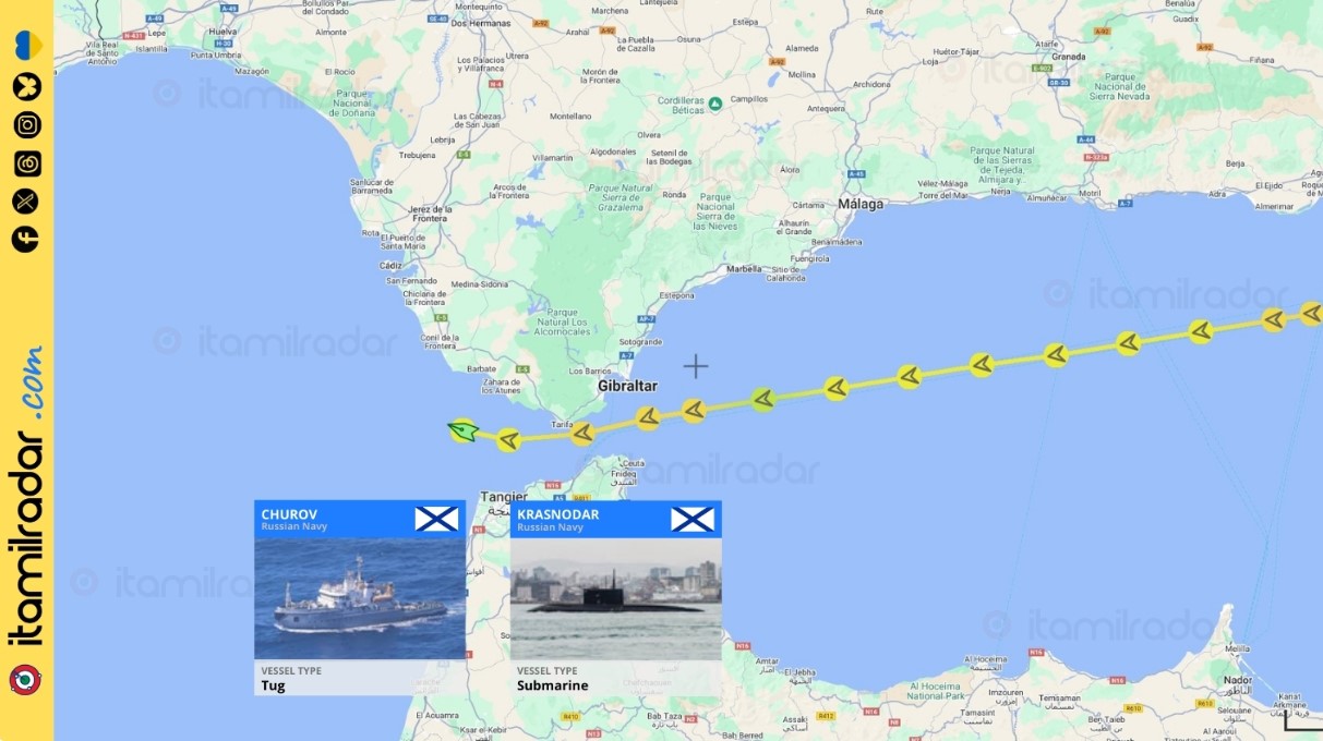 Singurul submarin rusesc din Marea Mediterană a părăsit regiunea ...